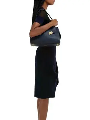 FERRAGAMO Ferragamo Medium Hug Shoulder Bag Blue