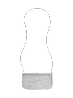 Calvin Klein Chainmail Shoulder Bag - Silver