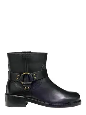Geox Nalvia Buckle Strap Boots - Black