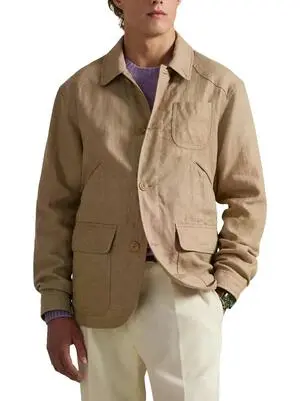 Polo Ralph Lauren Herringbone Pocket Jacket - Neutrals