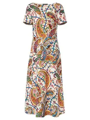 Etro Printed Midi Dress - Multicoloured