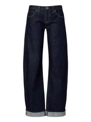 Khaite Karo Barrel-leg Jeans - Blue