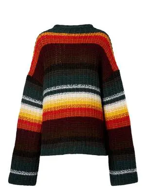 Khaite Khaite Yanis Striped Cashmere Sweater Multicoloured