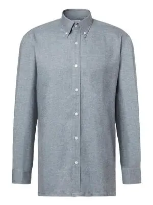 Charvet Cotton Flannel Shirt - Grey