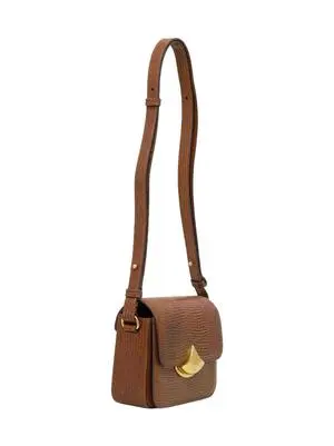 SESSUN Leather Cross Body Bag - Brown