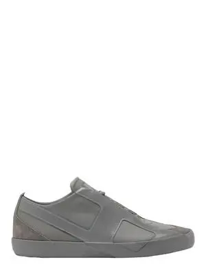 DIESEL® S-slante-d Logo Suede And Leather Lace Up Sneakers - Grey