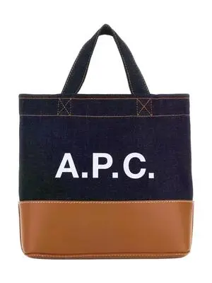 A.p.c. Axel Mini Tote Bag - Blue