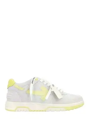 Off-White Arrow Motif Lace Up Sneakers - Grey