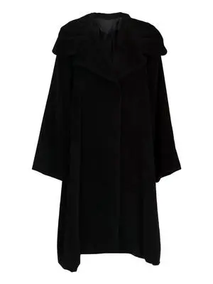 Versace 1980s Single-breasted Coat - Black
