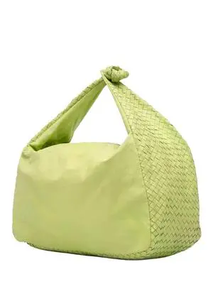 Bottega Veneta Nappa Intrecciato Knot Hobo Bag - Green