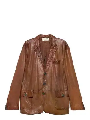 A.N.G.E.L.O. VINTAGE CULT 2000s Buttoned Pocket Jacket - Brown