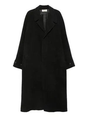 A.N.G.E.L.O. VINTAGE CULT 1990s Button-up Felted Coat - Grey
