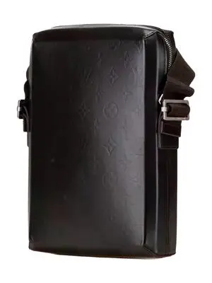 LOUIS VUITTON Monogram Glace Bobby Crossbody Bag - Brown
