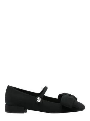Valentino Garavani Bow Detail Mary Jane Flats - Black