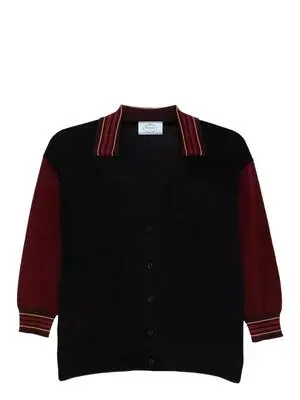 Prada V-neck Cardigan - Black