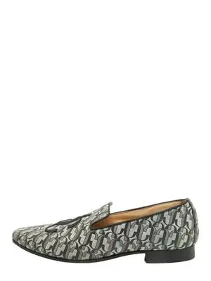 JIMMY CHOO Jc-monogram Loafers - Grey
