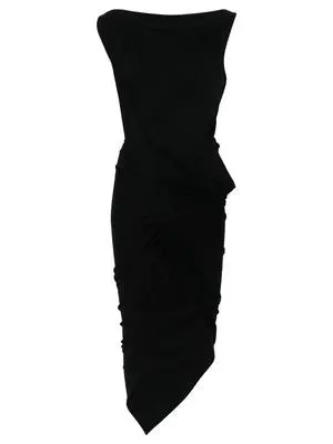VIVIENNE WESTWOOD Asymmetric Mini Dress - Black