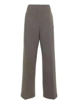 Saint Laurent Wide-leg Knitted Trousers - Grey