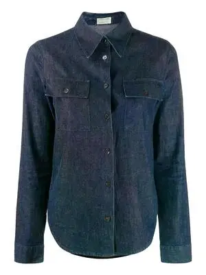 Helmut Lang Dark Denim Shirt - Blue