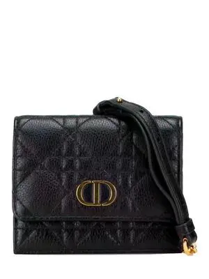 Dior 2024 Calfskin Cannage Caro Chain Belt Bag - Black