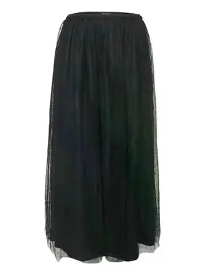 Red Valentino Tulle Polka Dot Skirt - Black