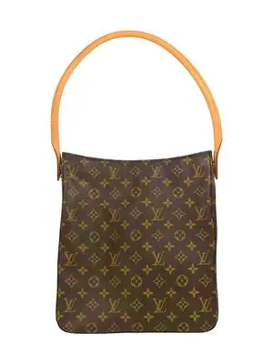 LOUIS VUITTON Monogram Canvas Looping Gm Tote Bag - Brown