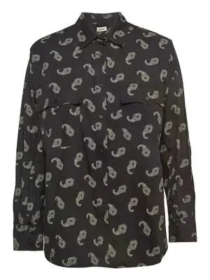 Zadig&Voltaire Tamara Paisley Print Shirt - Black