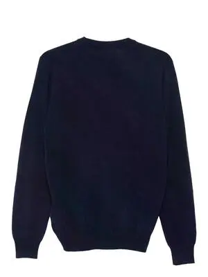 DELL'OGLIO Crew Neck Sweater - Blue