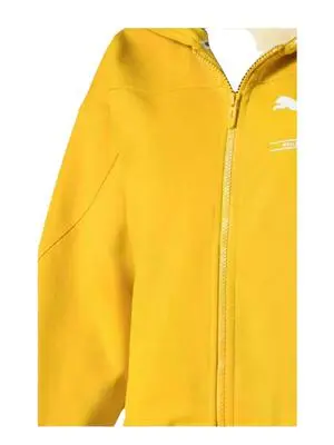 PUMA Zipped Hooded Sweatshirt - Yellow