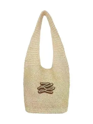 Karl Lagerfeld K/autograph Woven Beach Bag - Neutrals