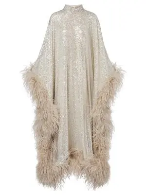 TALLER MARMO Taller Marmo Casta Diva Disco Gown Silver