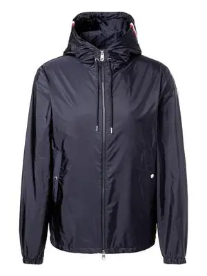 Moncler Hooded Zip-up Jacket - Blue