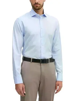 HACKETT LONDON Button-up Shirt - Blue