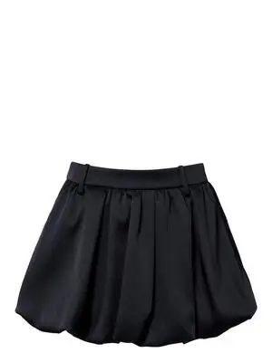 Dorothee Schumacher Shiny Duchesse Miniskirt - Grey