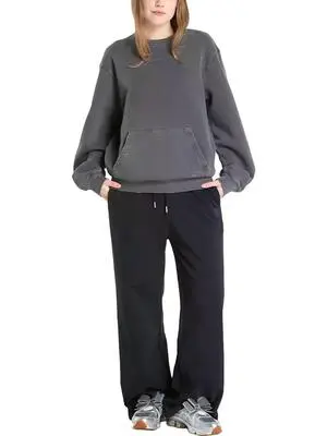 Carhartt Work In Progress Torion Logo-patch Pouch-pocket Sweatshirt - Grey