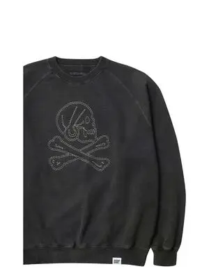 NEIGHBORHOOD Skull-embroidered Sweatshirt - Grey