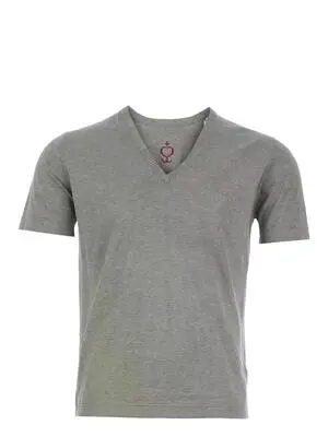 SIDE SLOPE V-neck T-shirt