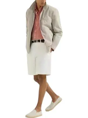 Brunello Cucinelli Linen Shirt - Red