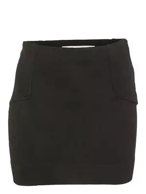 Diane Von Furstenberg Seam Detail Mini Skirt - Black