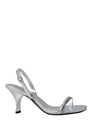 Calvin Klein Slingback Strap Sandals - Silver