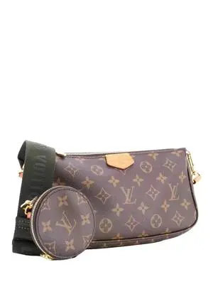 LOUIS VUITTON Multi Pochette Accessoires Monogram Canvas Crossbody Bag - Brown
