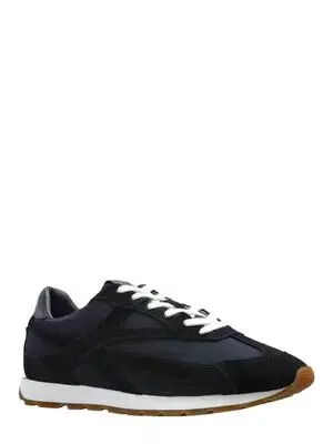 ANINE BING Lace-up Panelled Suede Sneakers - Blue
