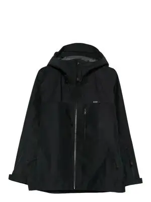 Prada Hooded Zip-up Jacket - Black