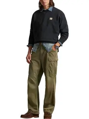 Polo Ralph Lauren Long Sleeve Crew-neck Sweatshirt - Black