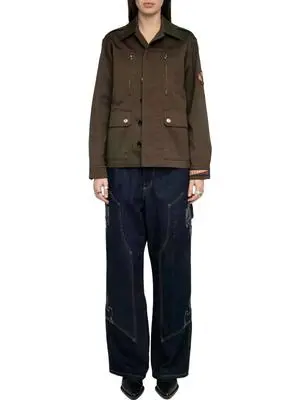 Zadig&Voltaire Zip Patch Cotton Jacket - Green