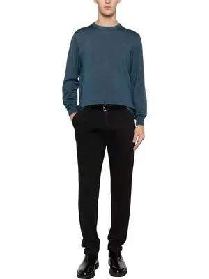BRIGLIA 1949 Pleated Chinos - Black