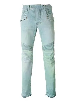 Balmain Biker Jeans Blue