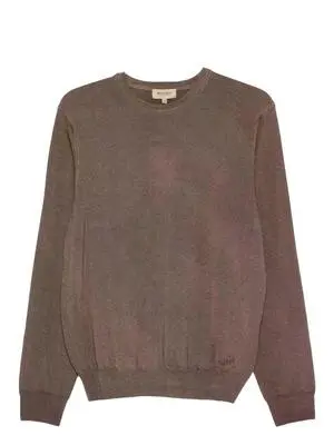 Woolrich Crew Neck Long Sleeve Sweater - Brown