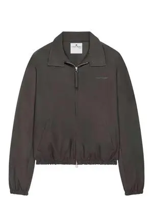 COURREGES Zip-up Cotton Jacket - Grey