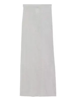 TOM FORD Sequin-embellished Ribbed Skirt - Grey